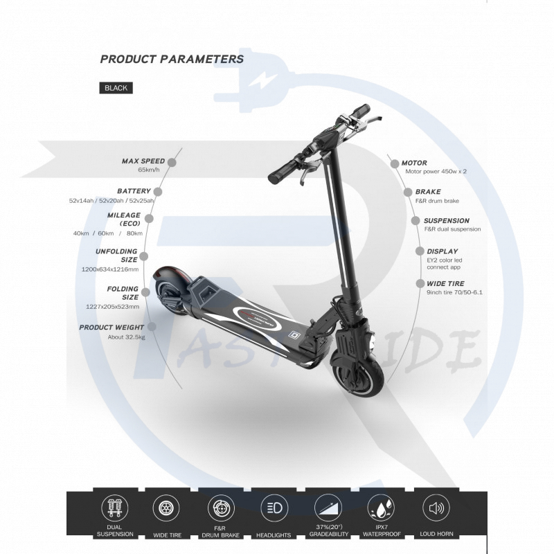 Trottinette électrique DUALTRON POP / POPULAR Type batterie Cellules ...