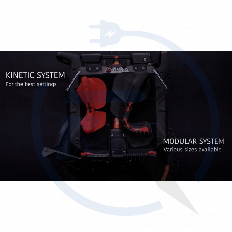 Kinetic Pads 2.0 NOIR/ROUGE BITE SYSTEM (Taille BIG) by NyloNove