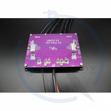 Contrôleur Spintend dual moteur Ubox V2 75V 200a (base Vesc)