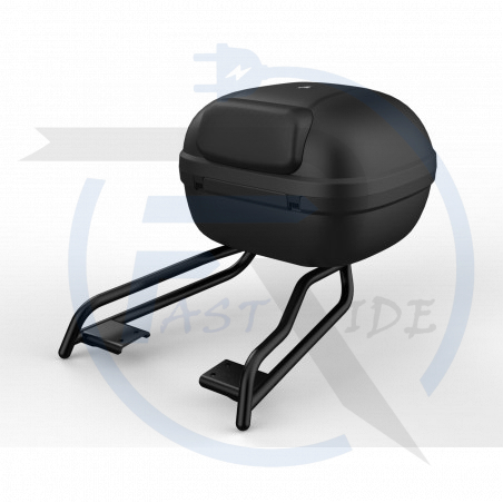 Top case avec support noir pour scooter SEGWAY